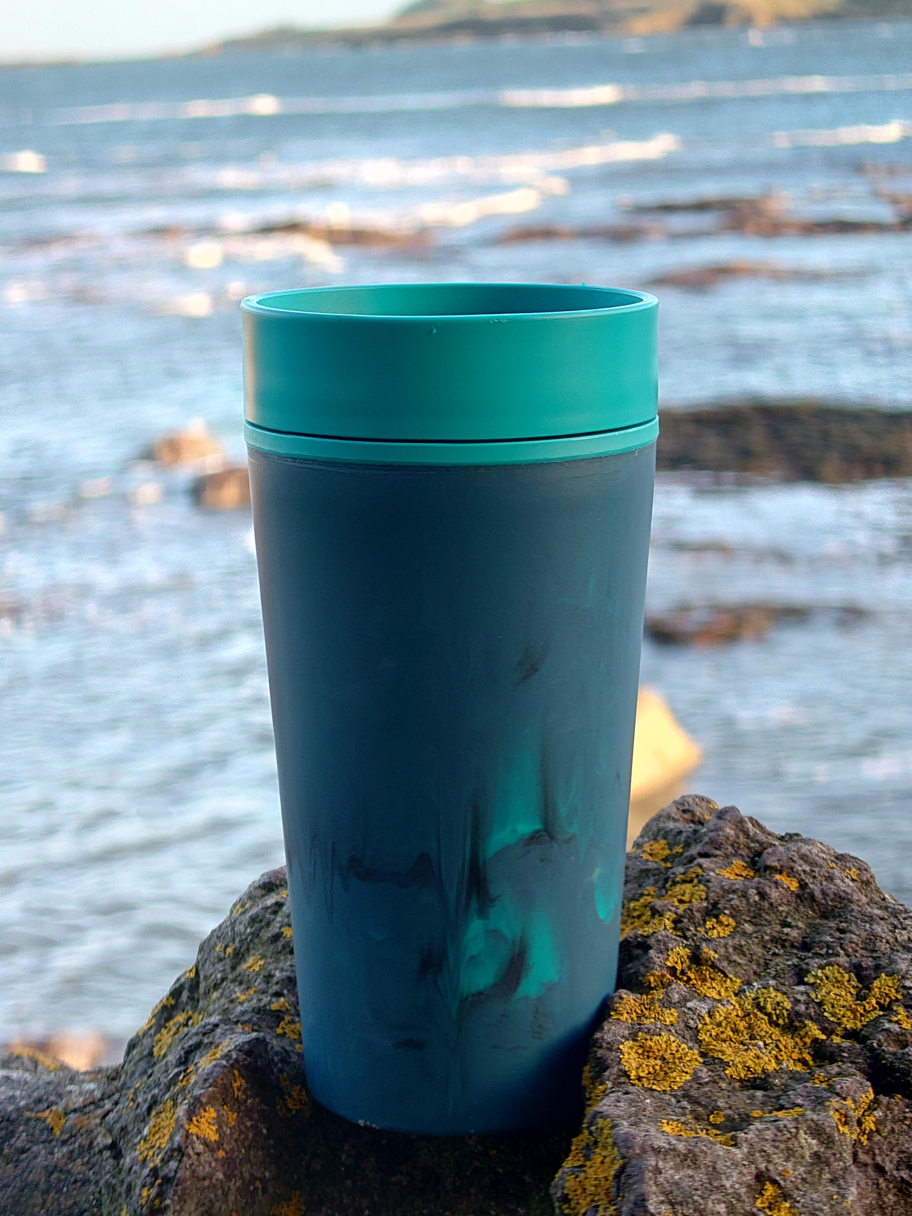 Recycled Beach Waste Reusable Cup 12oz – Scottish Seabird Centre